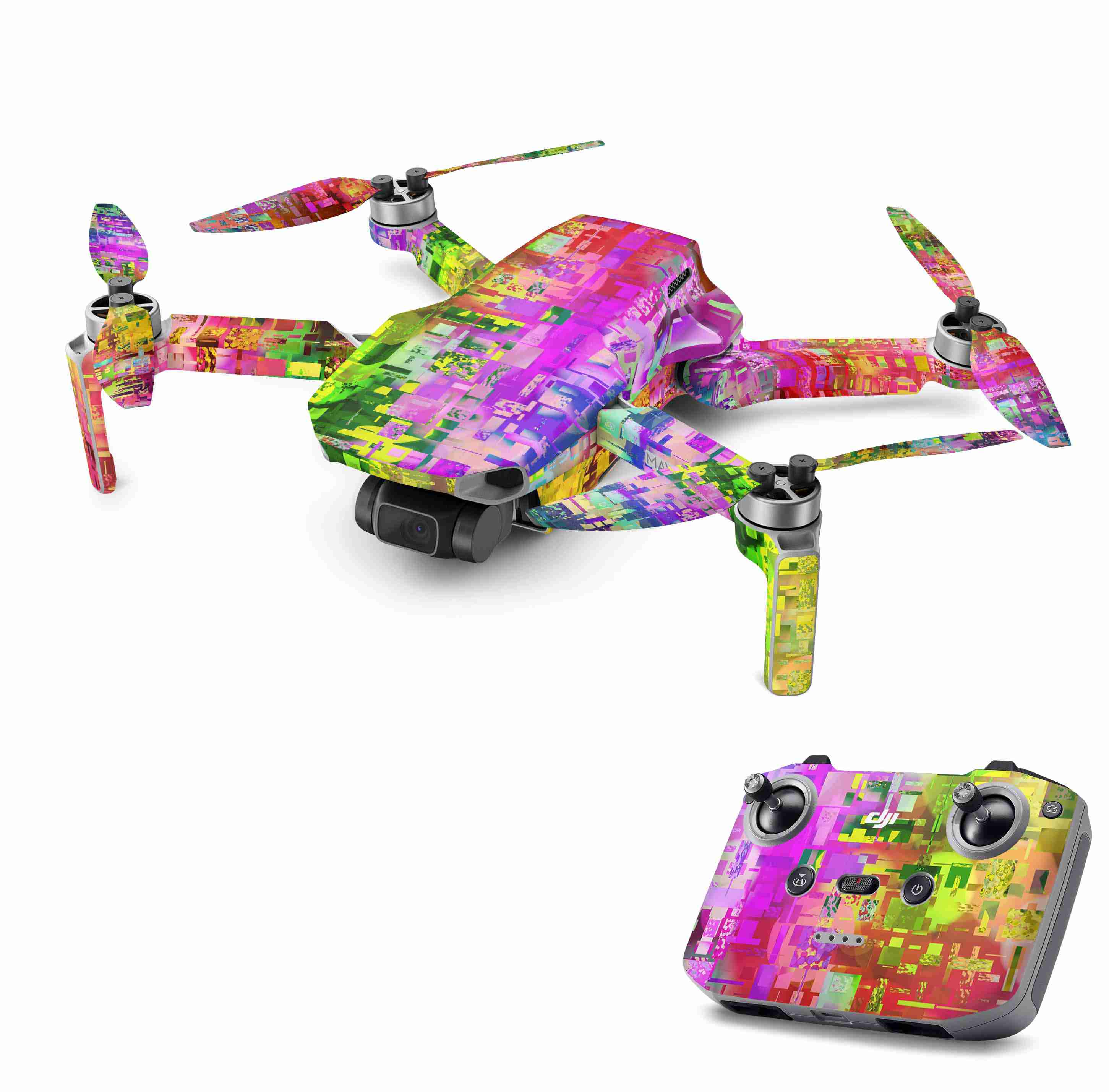 DJI Mini 2SE Skin Drohnen Aufkleber Schutz Design Folie Abstract – Skins4u