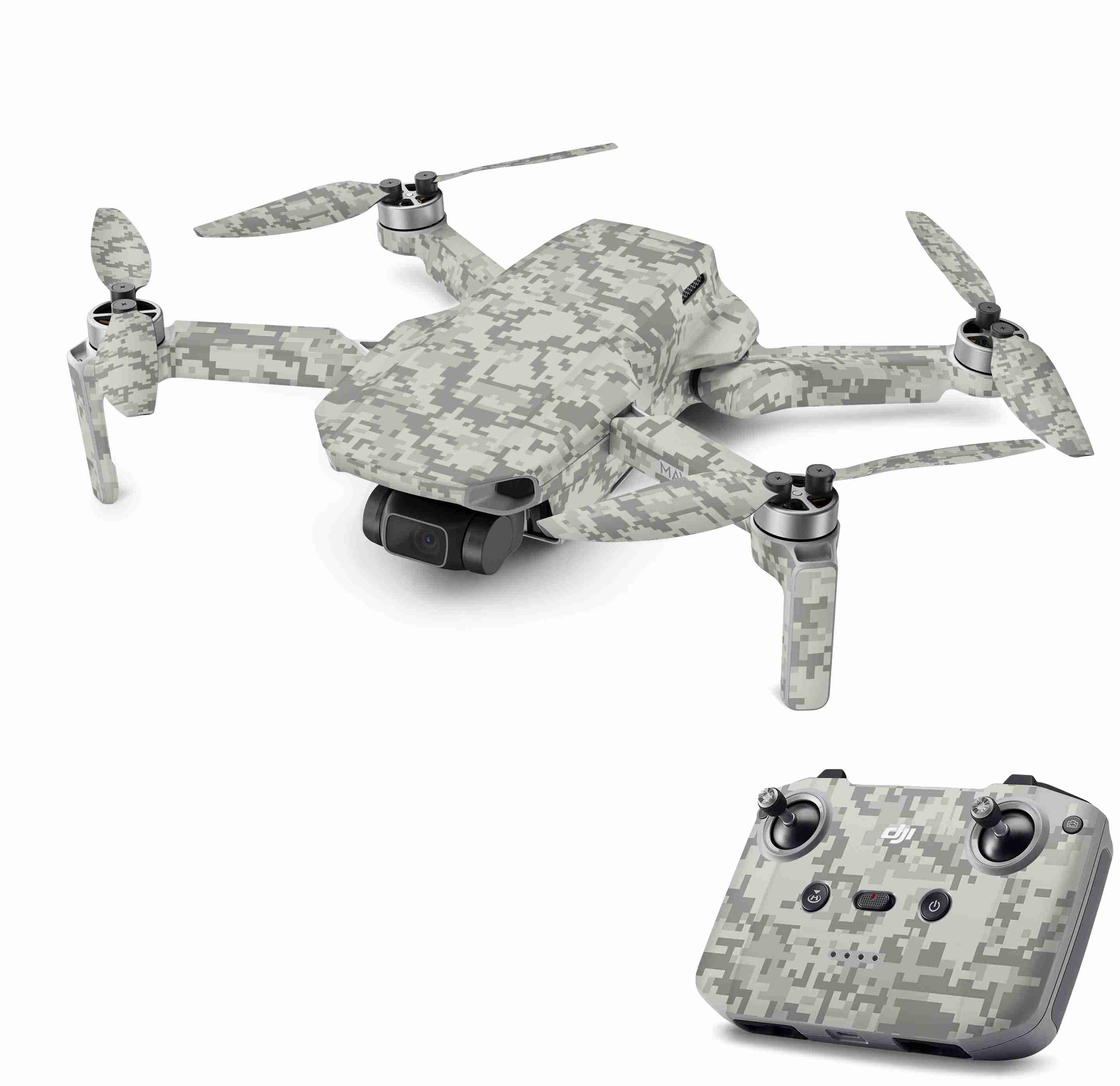 DJI Mini 4K Skin Drohnen Aufkleber Schutz Design Folie Acu camo – Skins4u