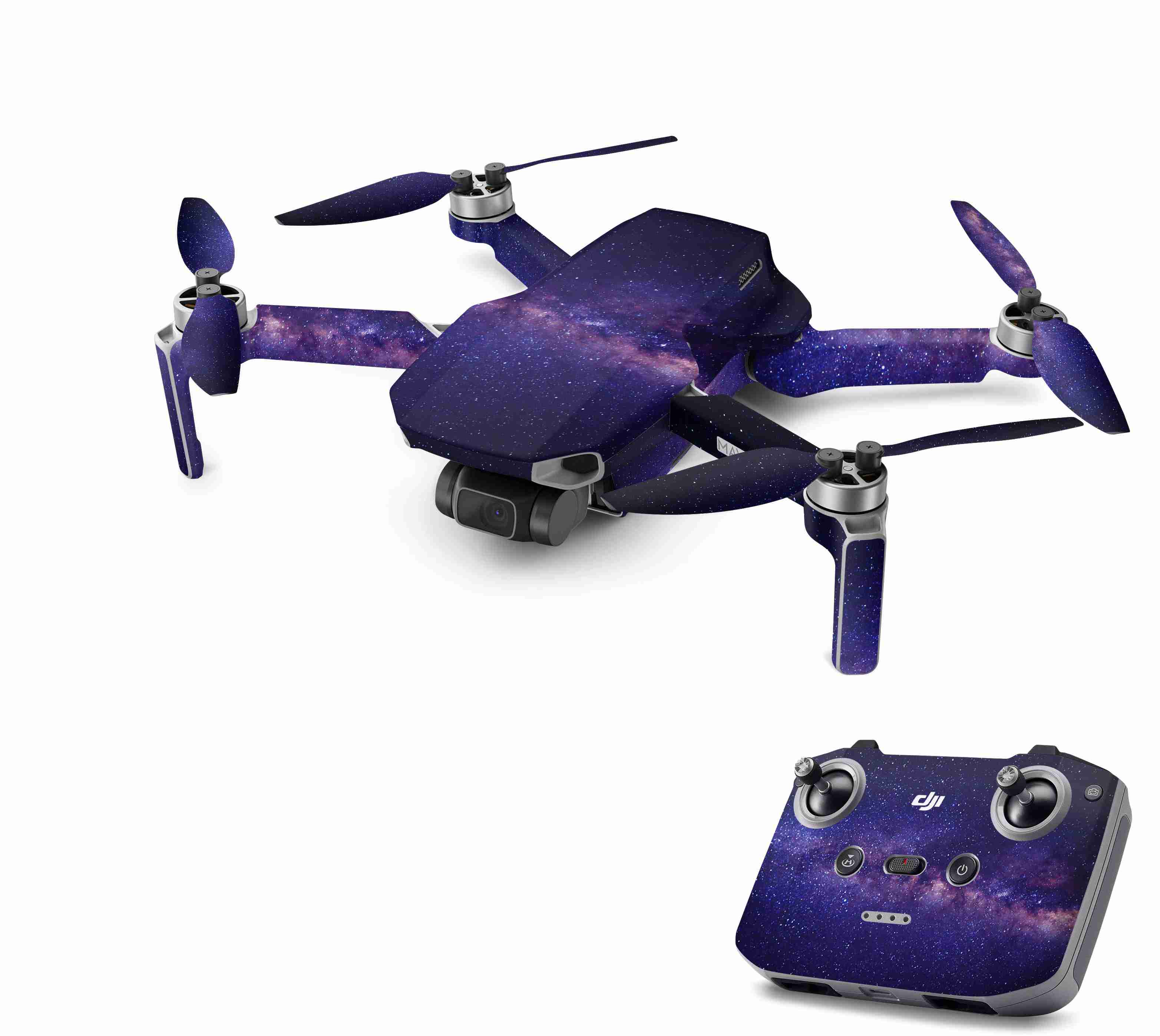 DJI Mini 2SE Skin Drohnen Aufkleber Schutz Design Folie Milky Way – Skins4u