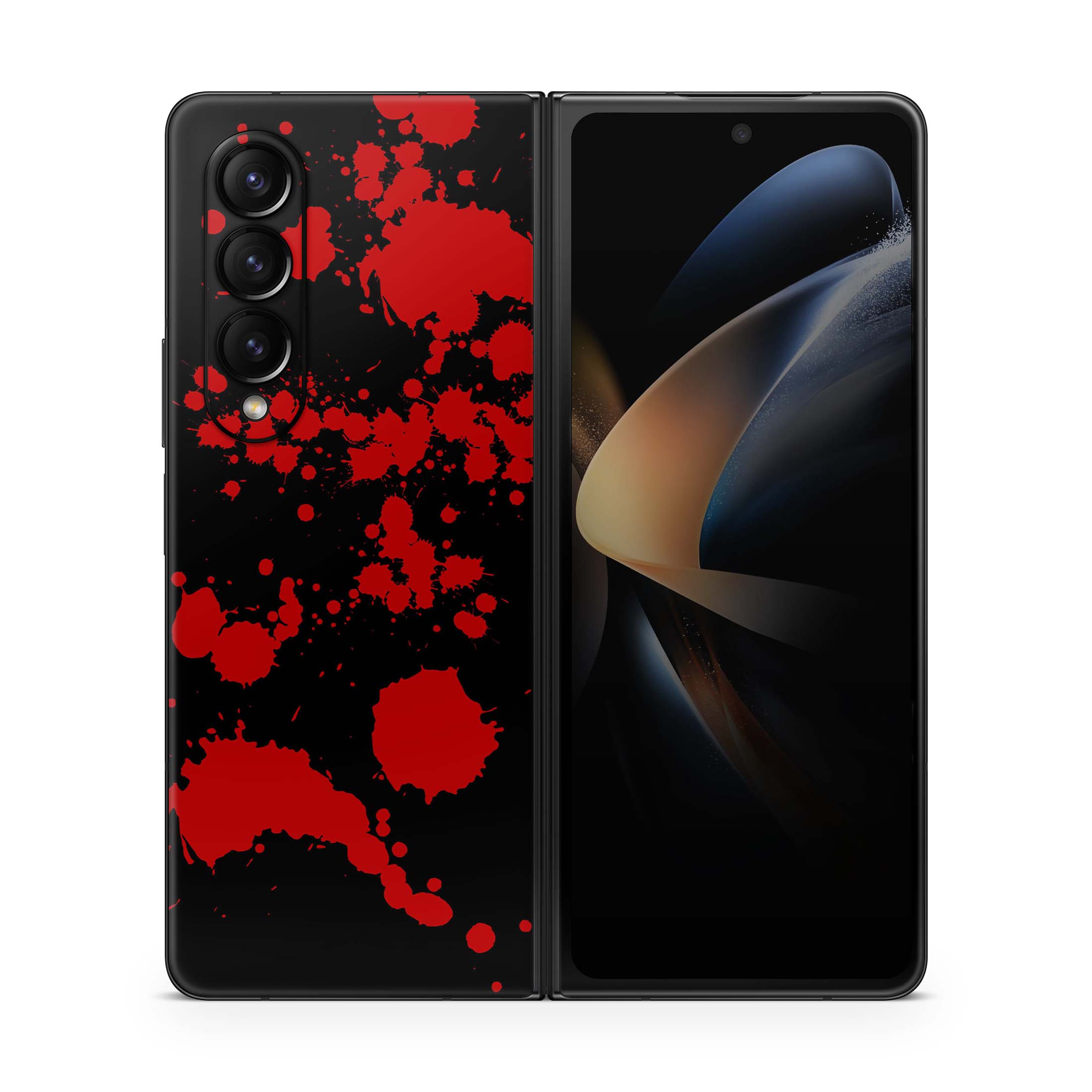 Samsung Galaxy Z Fold 6 Skin Folie Skins Handy Aufkleber Blood black ...