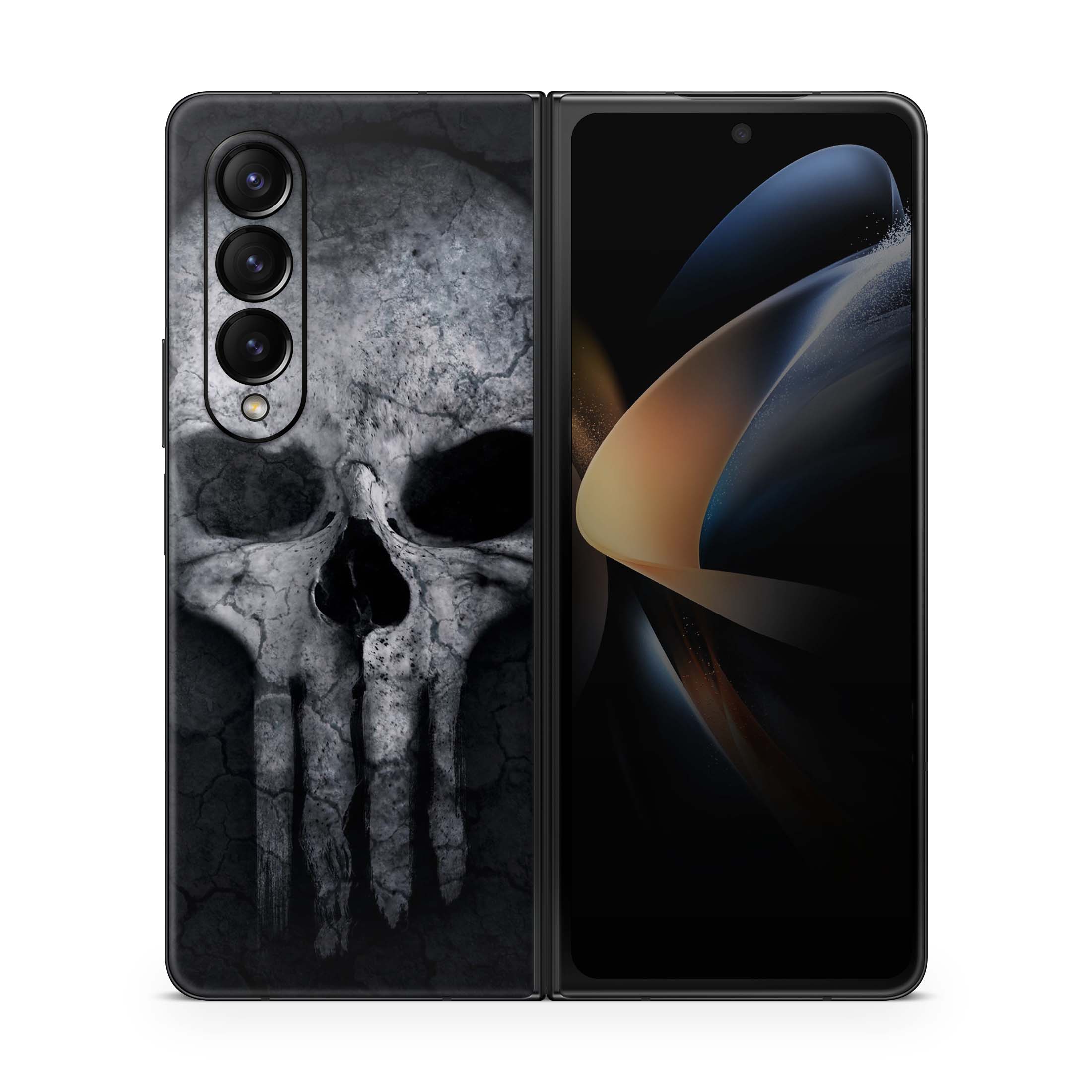Samsung Galaxy Z Fold 6 Skin Folie Skins Handy Aufkleber Hard Skull ...