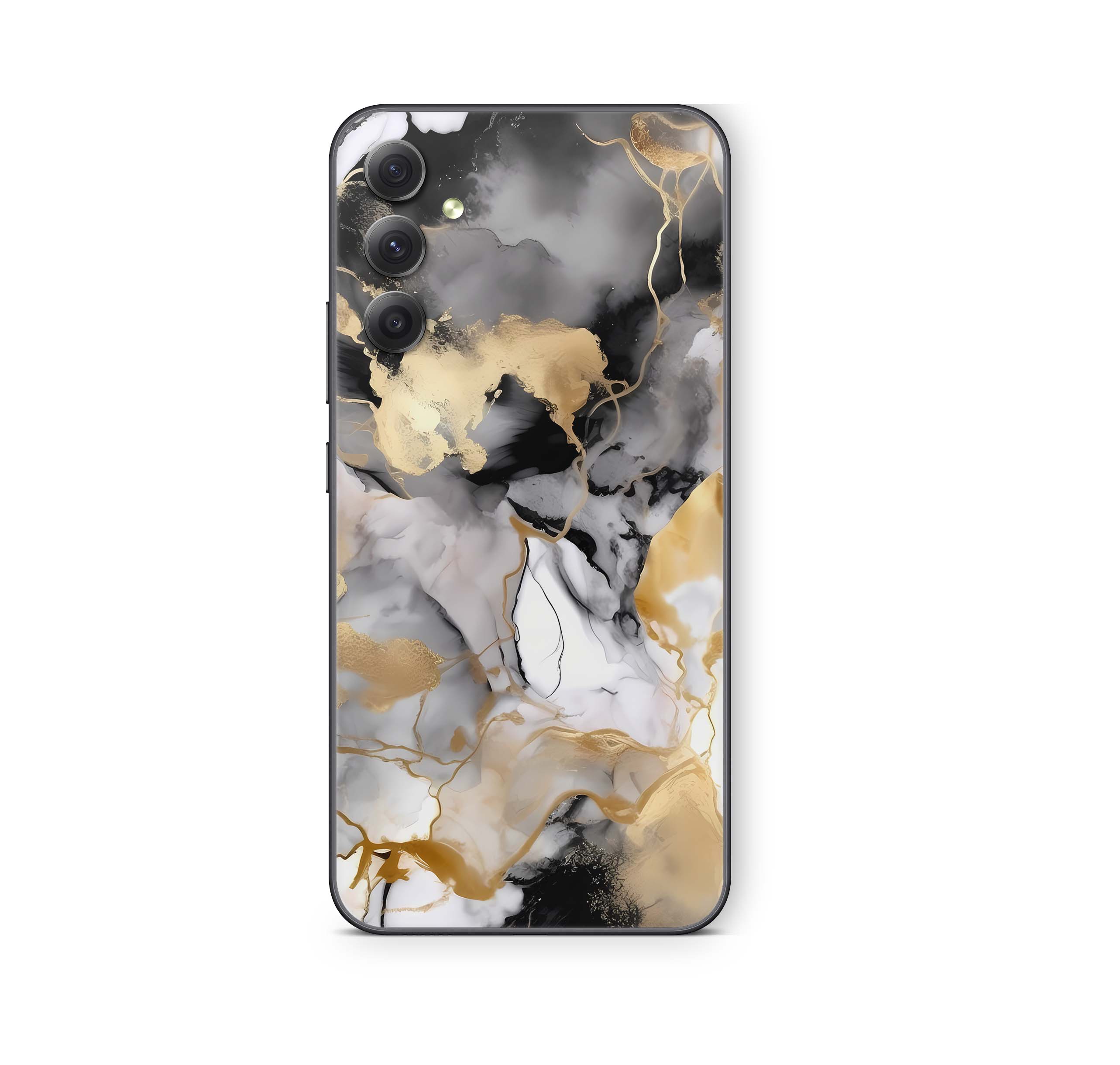 Samsung Galaxy A14 Skin Schutzfolie Aufkleber Skins Design Marmor gold ...